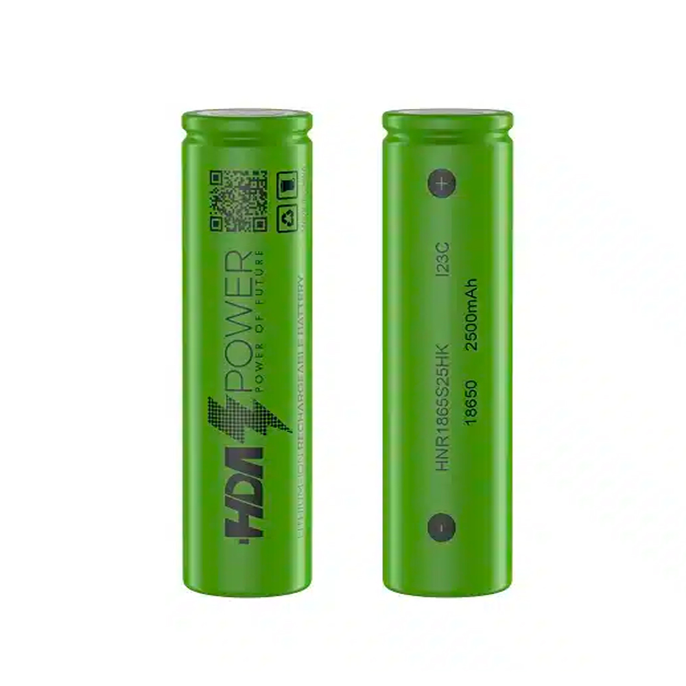 HDA 18650 3.6V 2500mAh 12c Lityum İyon NMC Pil - 165.70 TL